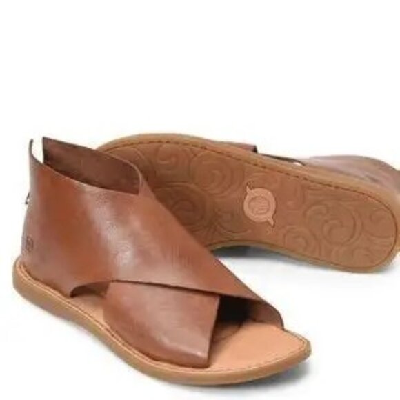Born | Shoes | Born Iwa Brown Fig Womens Comfort Leather Sandal Usa 6 M ...